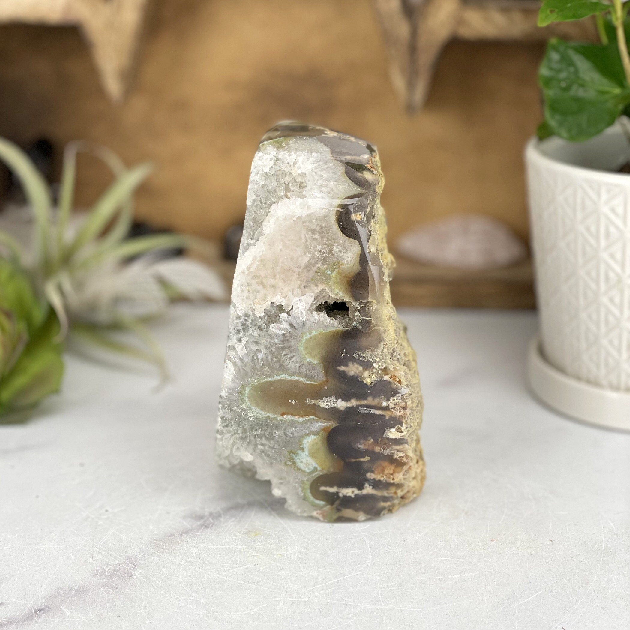 Agate Stalactite Freeform Cut Base - OOAK - (DOOAK-S43-03) - Etsy UK