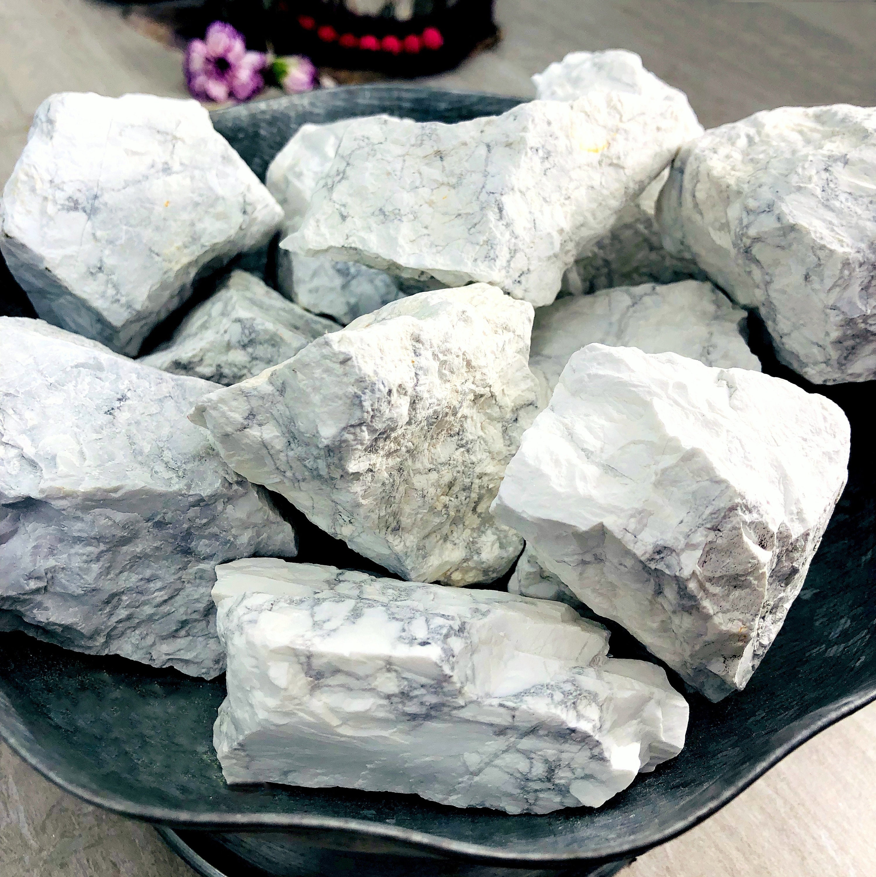 Howlite Rough Stone 1 Large Piece RK1100B19 | Etsy