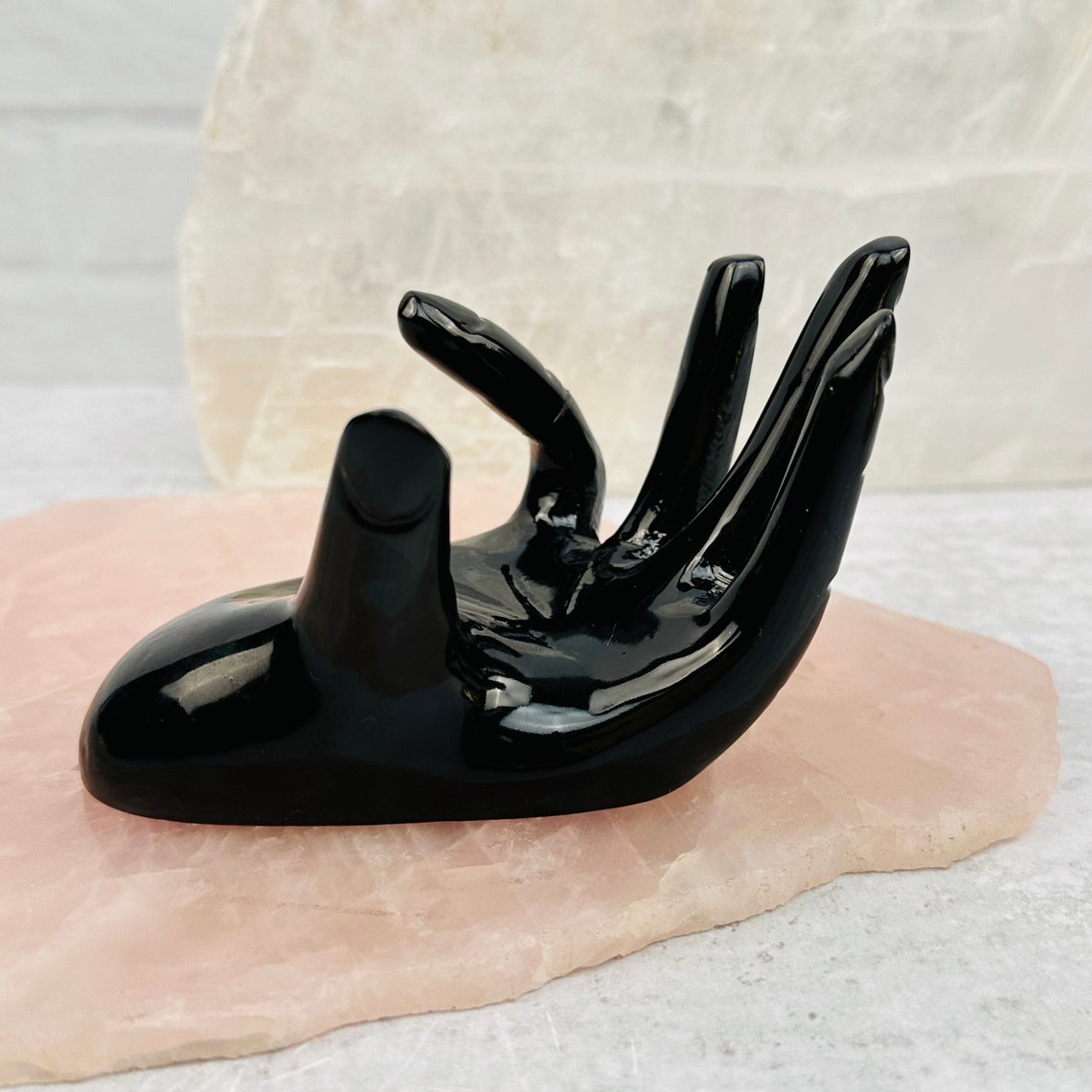Crystal Sphere Stand - Hand Holder for Spheres or Other Crystals - Etsy