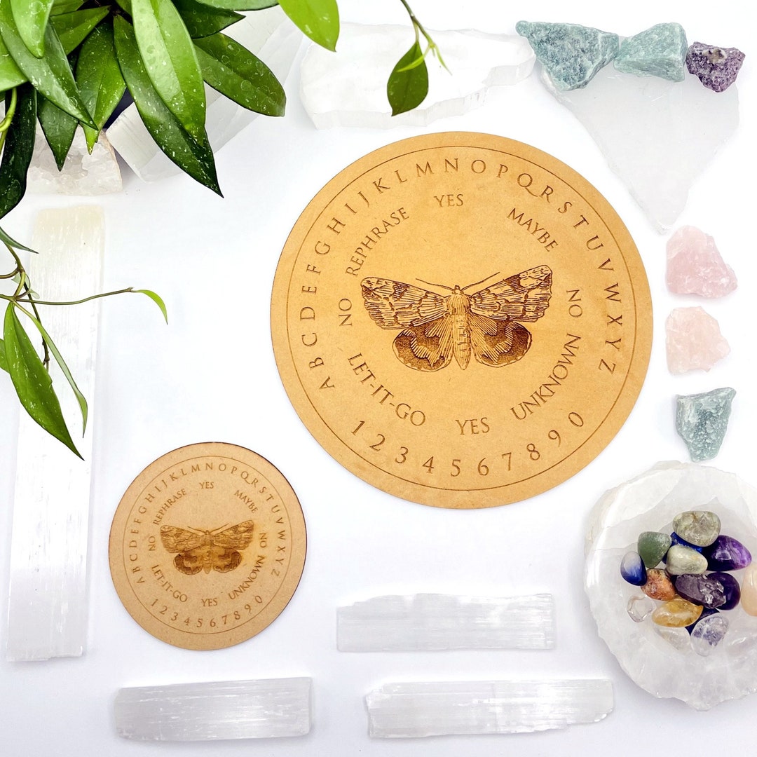 Moth Spirit Board - Wooden Display - YOU CHOOSE - (RK15-23) - Etsy