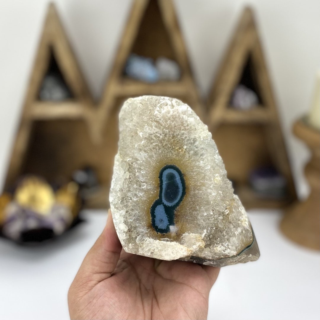 Agate Stalactite Freeform Cut Base Polished Stone - Etsy