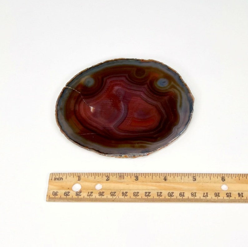 Red Agate Slice - Agate Slices #5 (AGBS) - Etsy