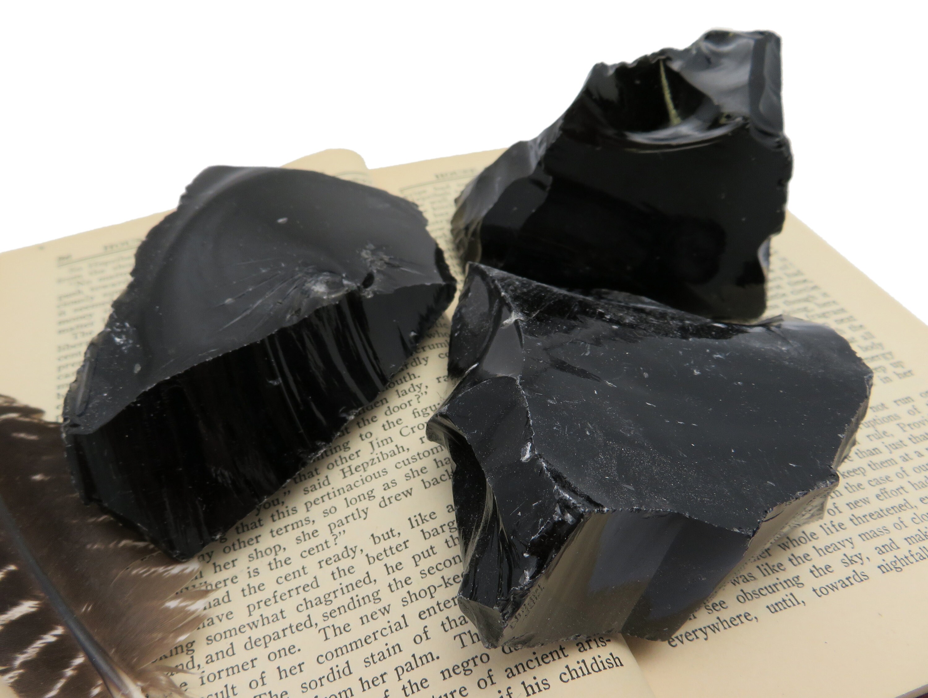 Obsidian Chunk Natural Raw Obsidian Stone Natural Black | Etsy