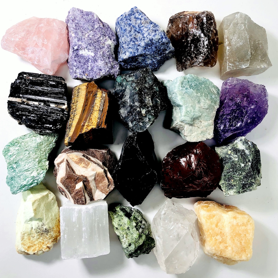 Rough Stone 20 Piece Box Amazing Rough Stone Box HS1B18 - Etsy