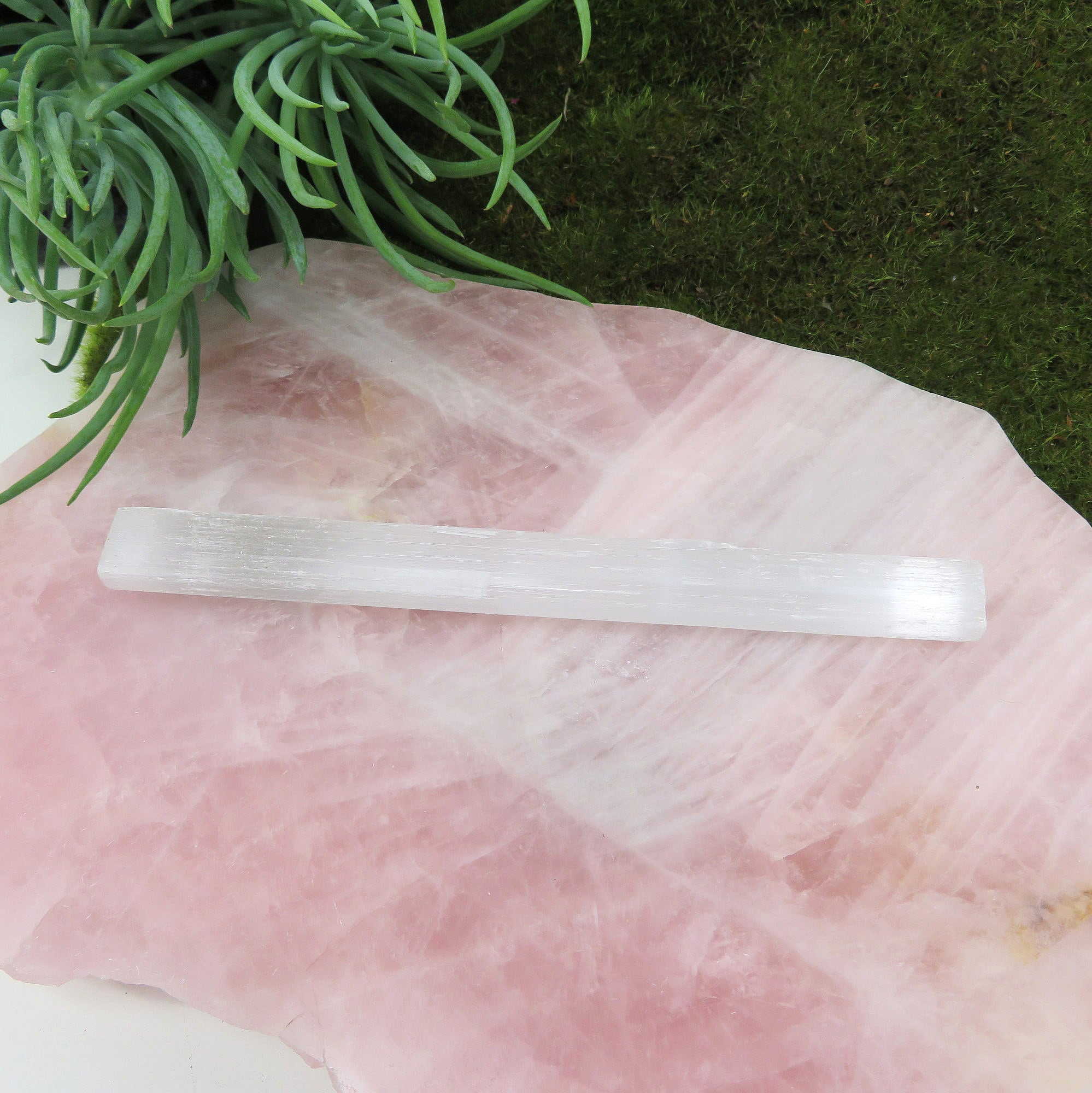 Selenite Rods Long Raw Gypsum Bar Metaphysical Charging | Etsy