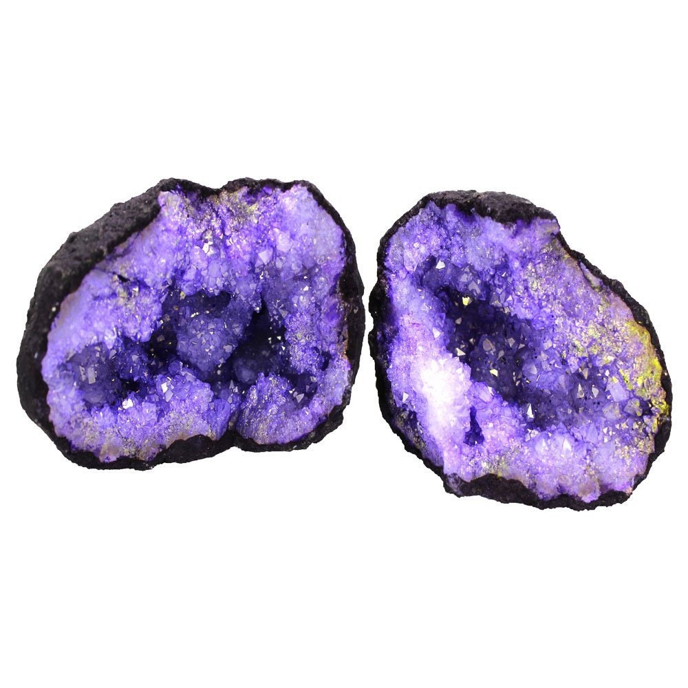 Open Your Own Geode Purple Color Dyed Druzy Geodes - Etsy Canada