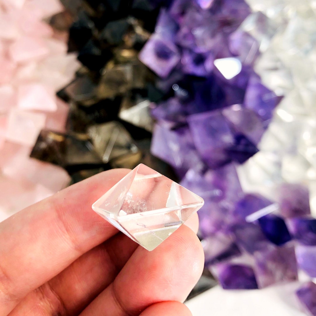 Gemstone Octahedron 8 Sides - Etsy