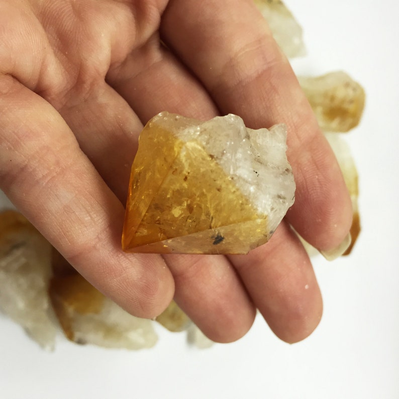 Citrine Crystal Point Small Citrine Crystal Points Crystal - Etsy