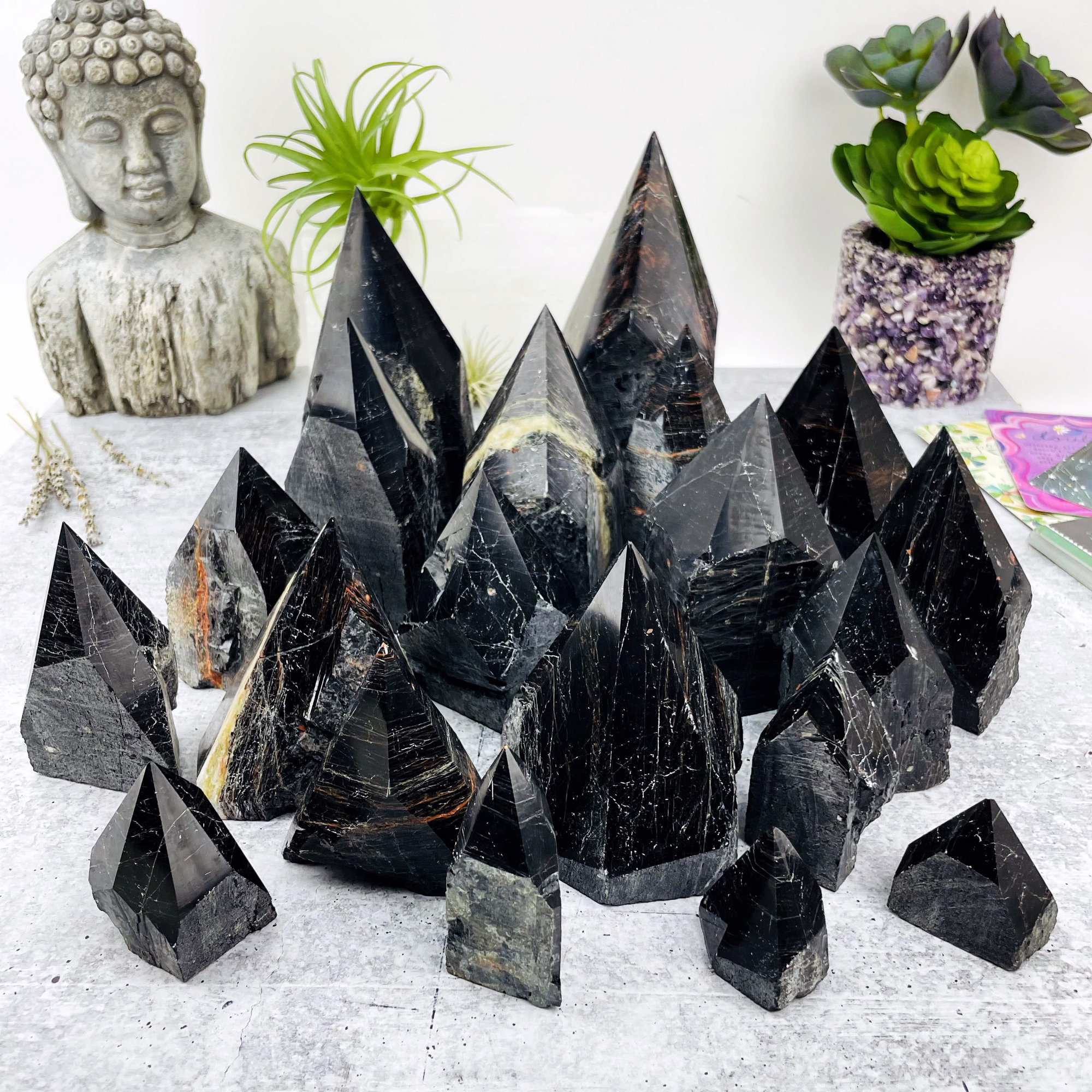 Craft Supplies & Tools By Weight WRHS1-S2 Crystal Quartz Buddha Mini ...