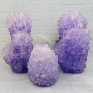 Salt Formation - Salt Crystals - Dyed Light Purple - Home Decor - Etsy