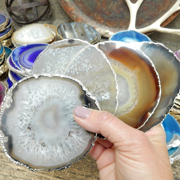 Agate Coaster - Etsy