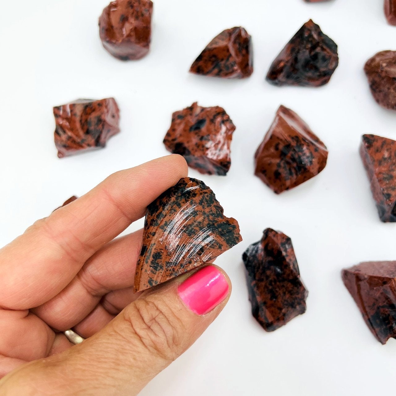 Coffee Obsidian Natural Stone - Rough Crystal - Etsy