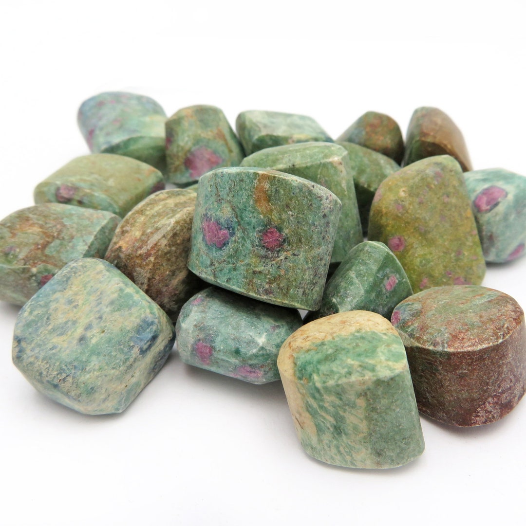 Tumbled Ruby Fuchsite Stone- 1/2 Lb Bag Polished Fuschite - (TS-141) - Etsy