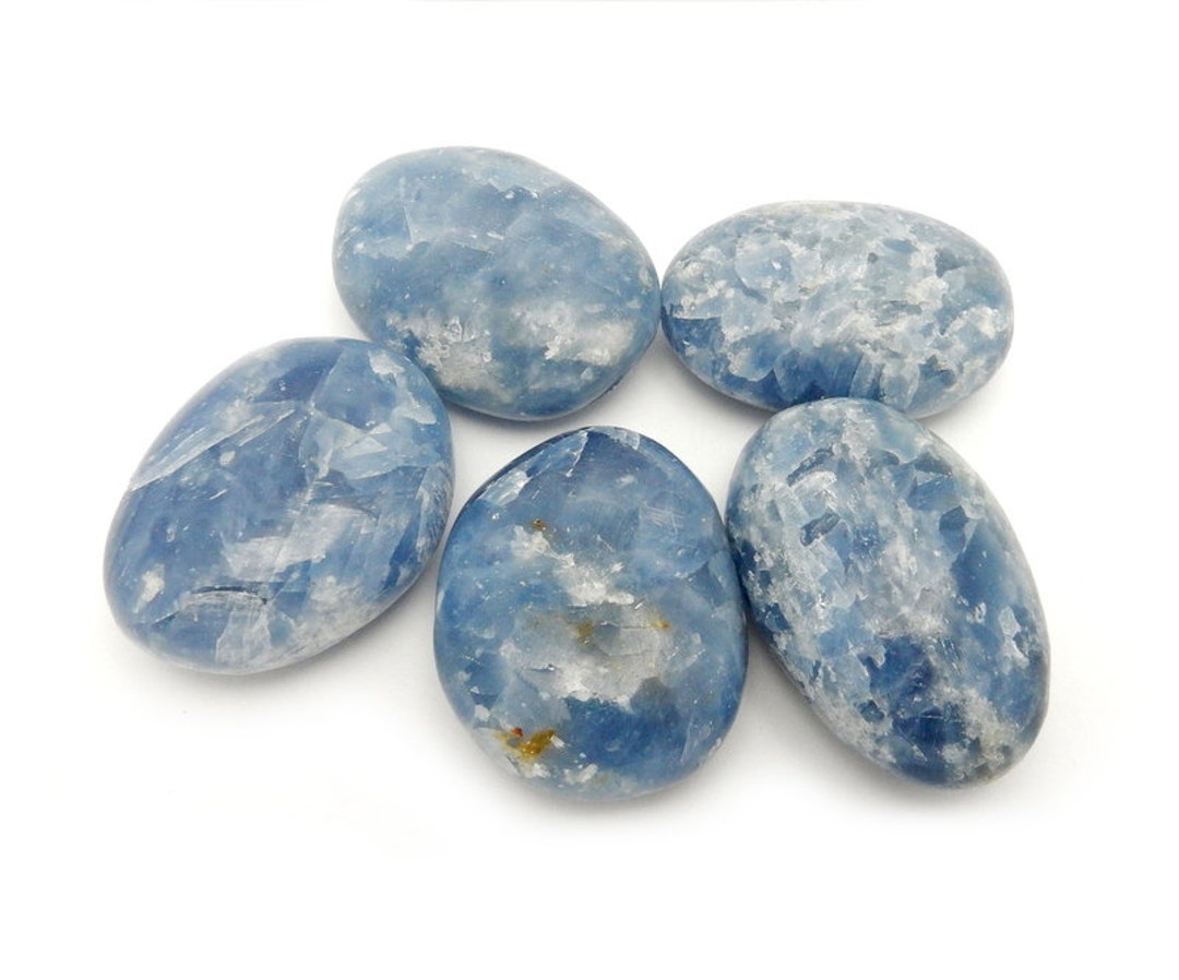 Large Calcite Polished Stone - Blue Calcite Slabs - Chakra - Reiki ...