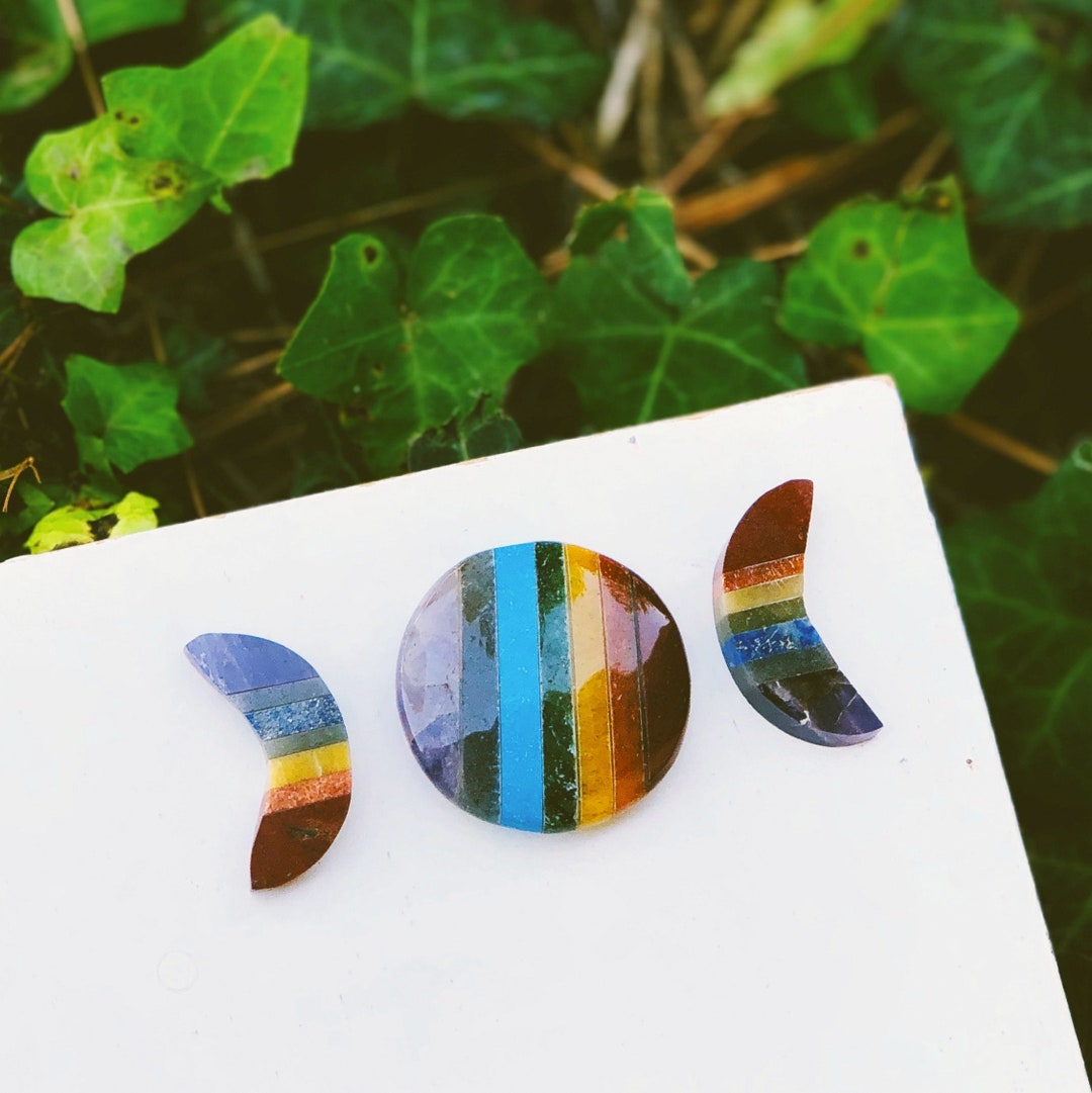 Seven Chakra Moon Phase Stones Crystals and Minerals - Etsy