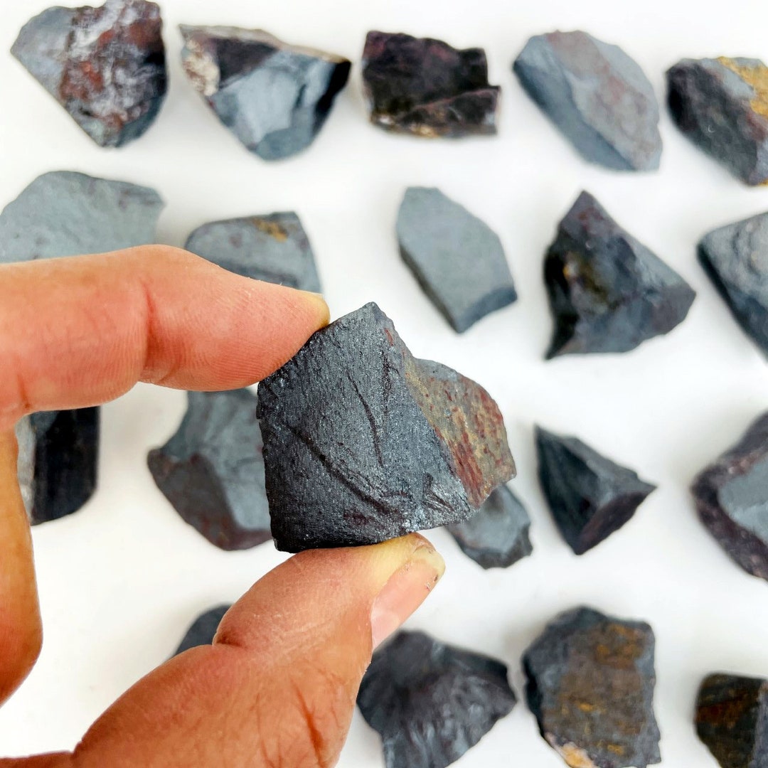 Hematite Natural Stone - Rough Crystal - Etsy