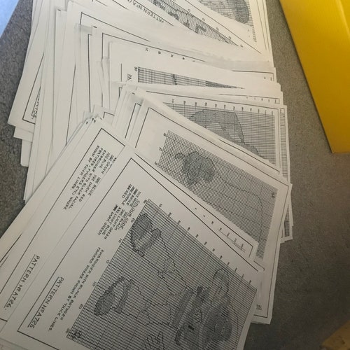 Knitting Machines Patterns Punch Card Digitalpdf - Etsy