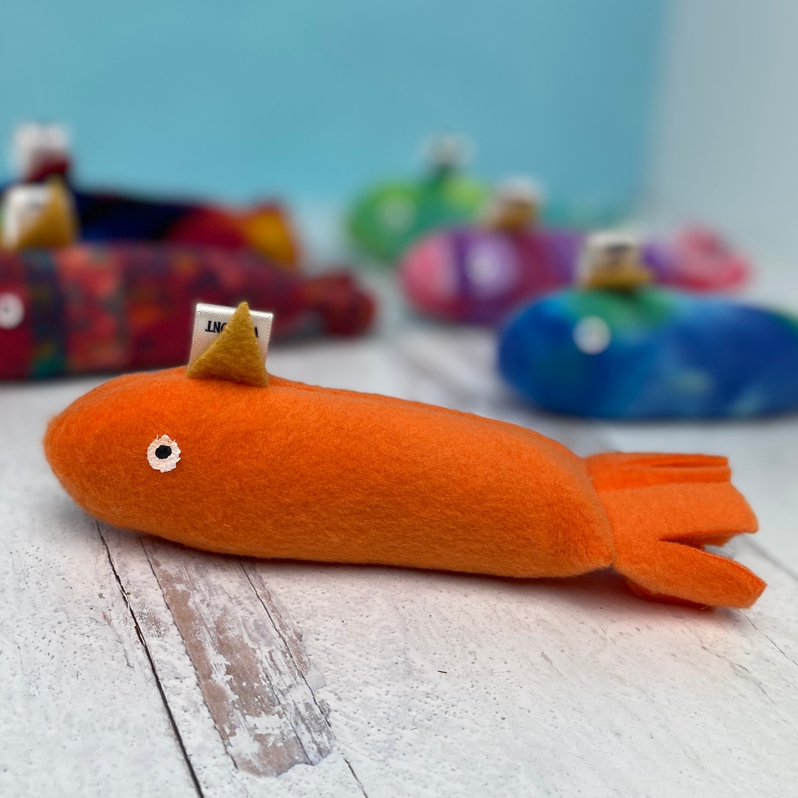 Fish Catnip Toy jack the One Eyed Catfish Handmade - Etsy