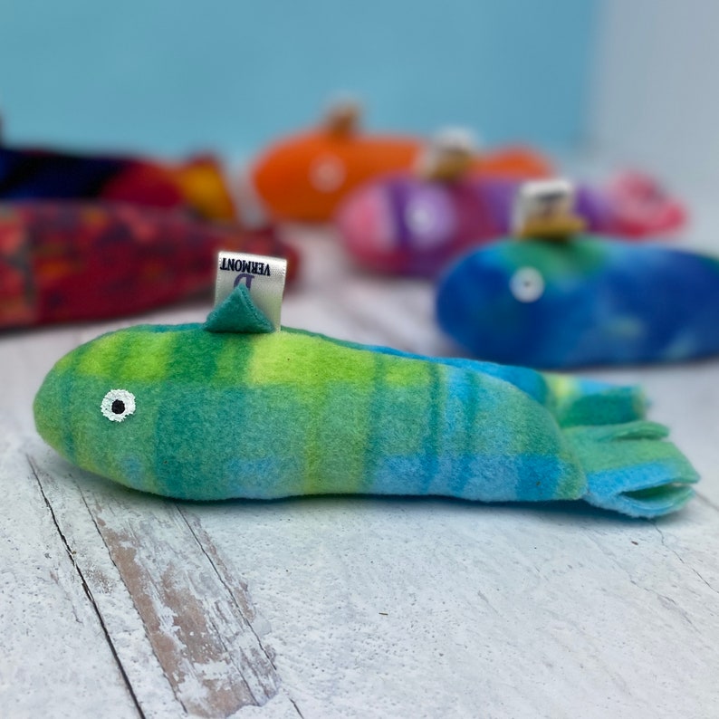 Fish Catnip Toy jack the One Eyed Catfish Handmade - Etsy