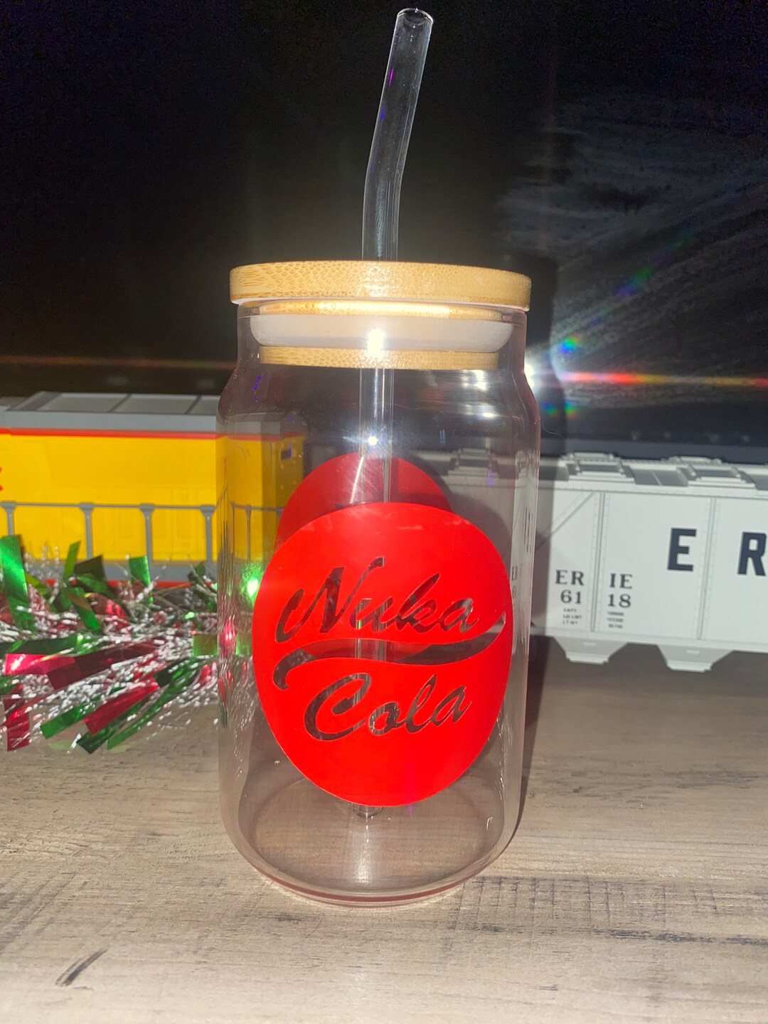 Nuka Cola Design on Glass Cup - Etsy