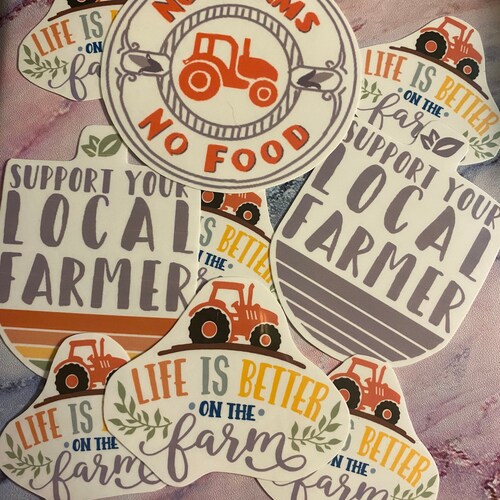 Farm Stickers - Etsy
