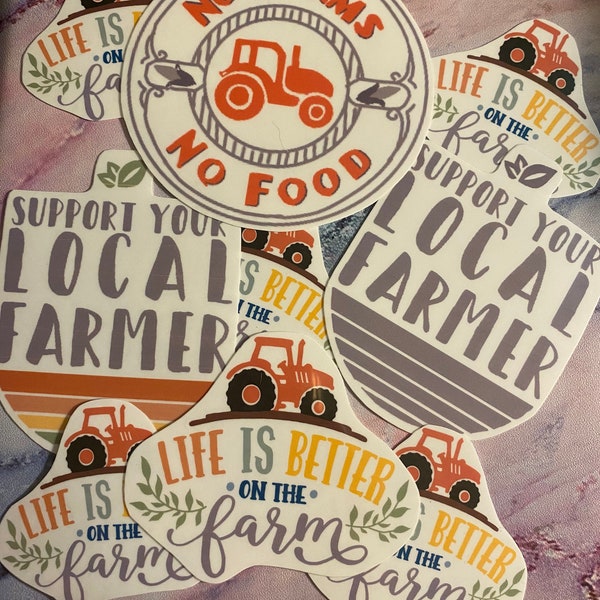 Farm Bumper Sticker - Etsy