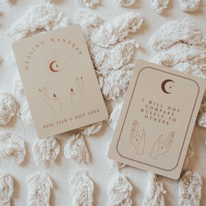 52 Affirmation Cards Healing Mantra Cards Self Care Cards Self Love ...