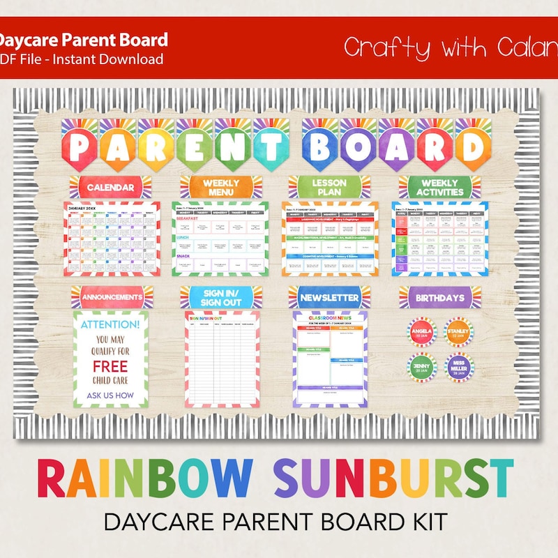 Parent Board Daycare - Etsy