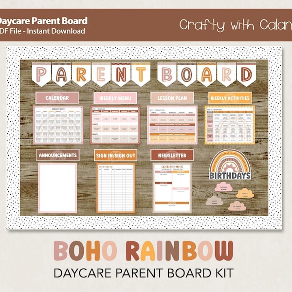 Parent Board Daycare - Etsy