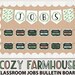 Farmhouse Classroom Jobs Display, Classroom Job Chart, Farmhouse Job ...