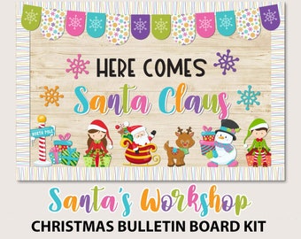 Classroom Christmas Door Decor - Etsy