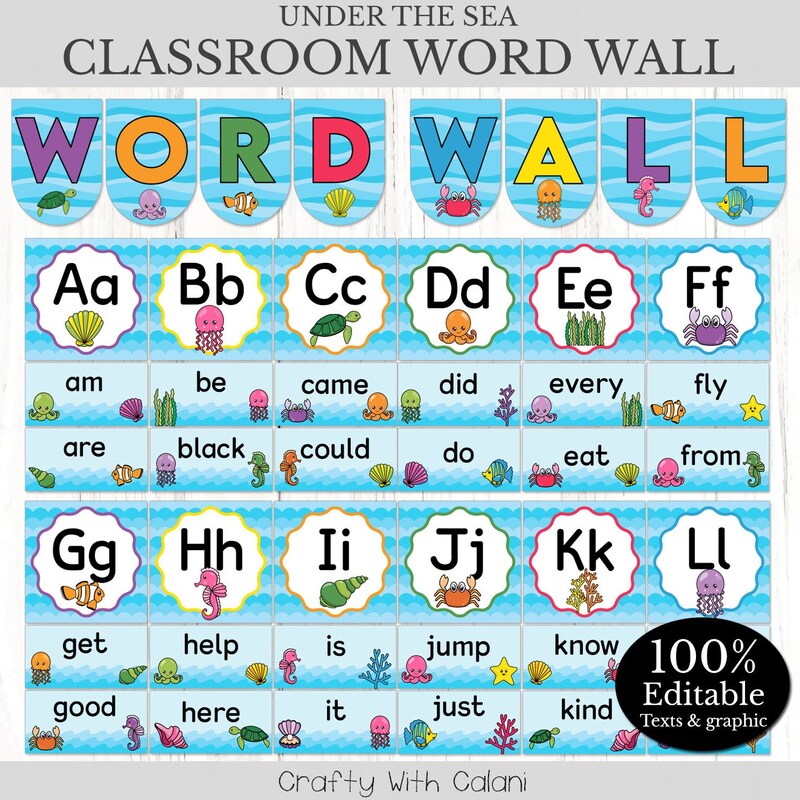 Word Wall - Etsy