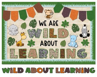 Safari Bulletin Board or Door Decoration - Etsy