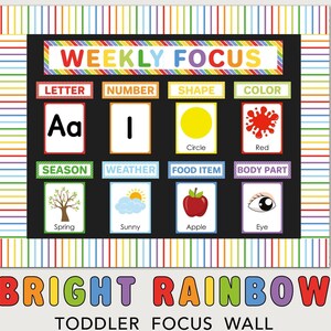 Circle Time Board Daycare Learning Preschool Homeschool Focus Board ...