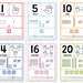 Classroom Number Poster, Preschool Number Poster, Number Poster 1-20 ...