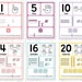 Classroom Number Poster, Preschool Number Poster, Number Poster 1-20 ...