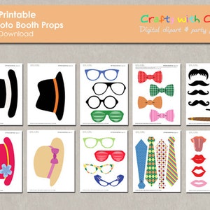 Party Printable Instant Download Photo Booth Prop 38 ready | Etsy