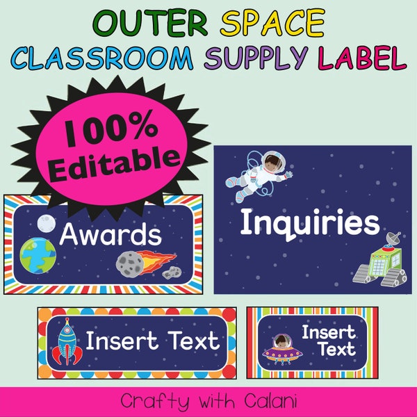 Space Classroom Theme - Etsy