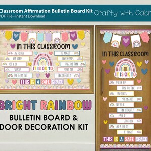 It is OK to Bulletin Board Kit, Classroom Door Decor, Emotional ...