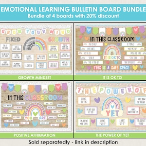 Growth Mindset Bulletin Board, Pastel Rainbow Classroom Display, Change ...