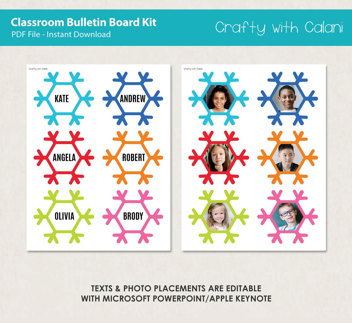 Classroom Bulletin Board Kit New Year Bulletin Board Cute - Etsy