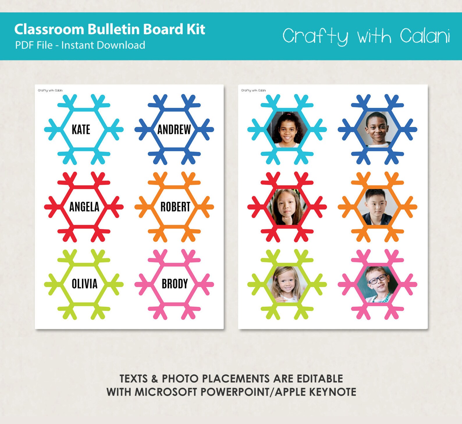 Classroom Bulletin Board Kit New Year Bulletin Board Cute - Etsy