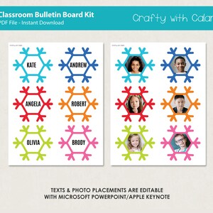 Classroom Bulletin Board Kit, New Year Bulletin Board, Cute Penguins ...