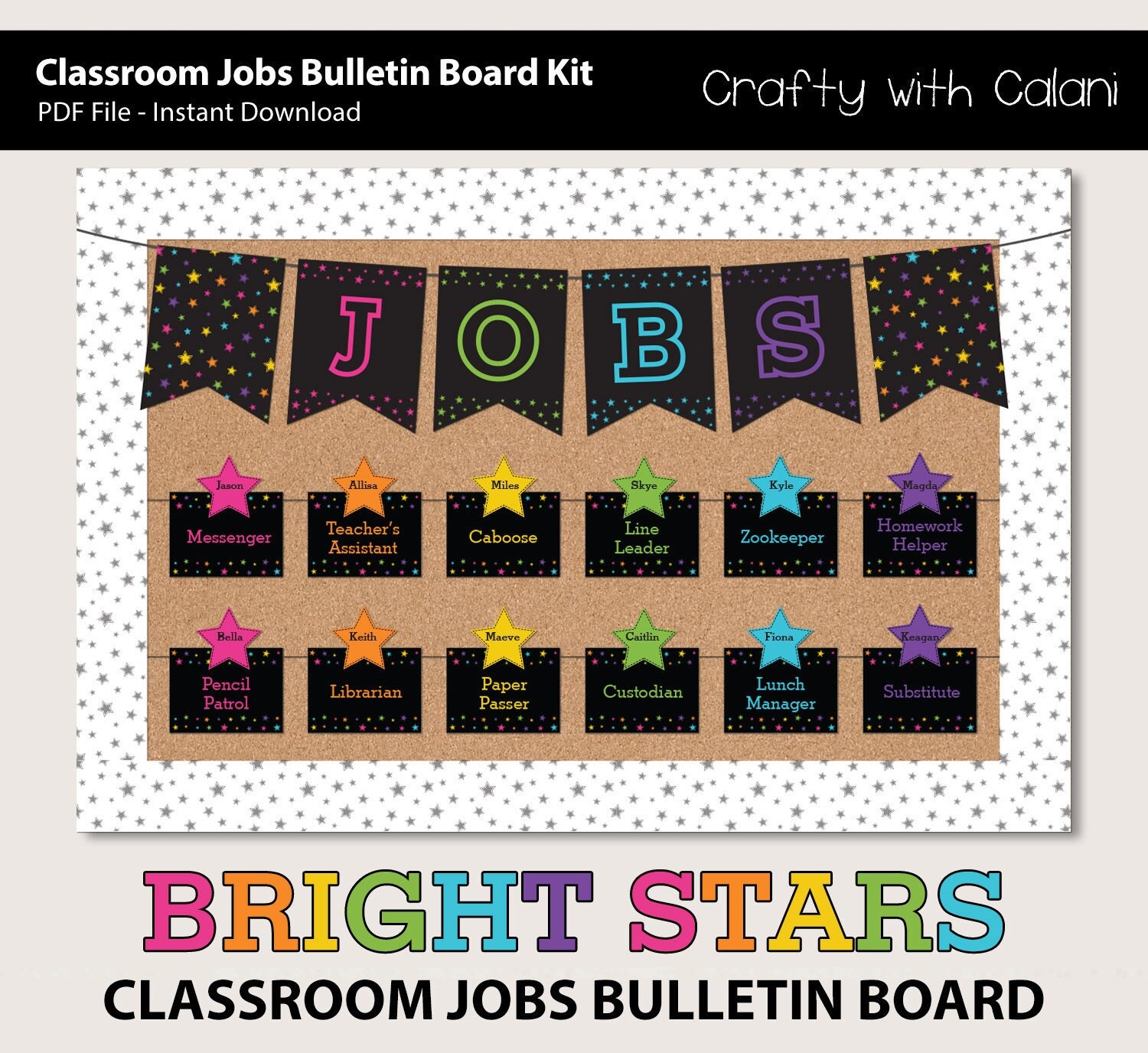 Classroom Jobs Sign