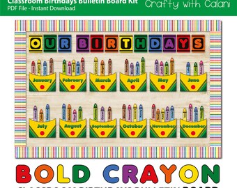 Birthday Board Classroom Decor, Rainbow Cake Classroom Theme, Editable ...