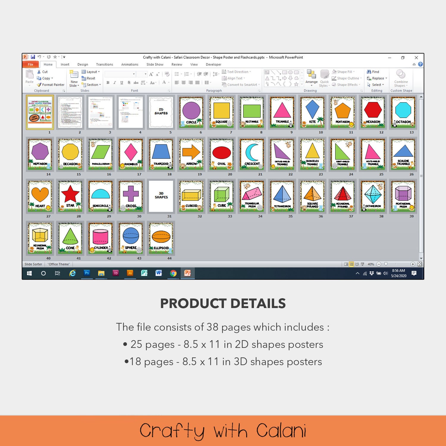 Shapes Poster Classroom Decoration Jungle Classroom Safari - Etsy Australia