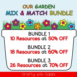 Number Classroom Poster Garden Classroom Flower Math - Etsy