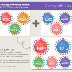 Affirmation Mirror, Classroom Affirmation Station, Rainbow Affirmation ...
