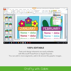 Birthday Board Classroom Decor Garden Classroom Flower - Etsy