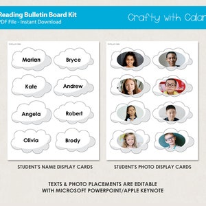 Reading Bulletin Board Kit, Classroom Bulletin Board, Hot Balloons ...